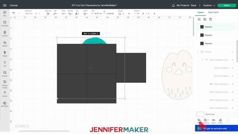 DIY Cut Out Characters Larger Than Your Mat... with Stands! - Jennifer ...