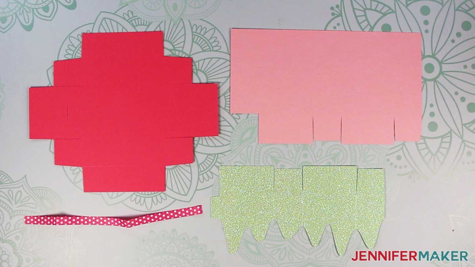 Ice Cream Treat Box Gift Card Holders - Jennifer Maker