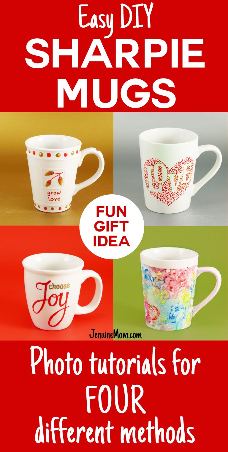 DIY Sharpie Mugs for Easy Personalized Gifts - Jennifer Maker
