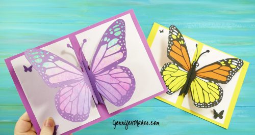 Easy Butterfly Card: DIY Pop-Up Tutorial - Jennifer Maker