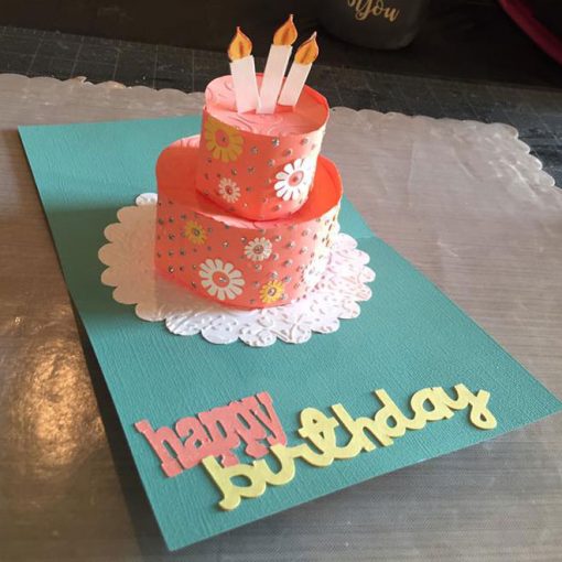 How To Make A Pop Up Birthday Cake Card Jennifer Maker How To Make A Pop Up Birthday Cake Card Jennifer Maker