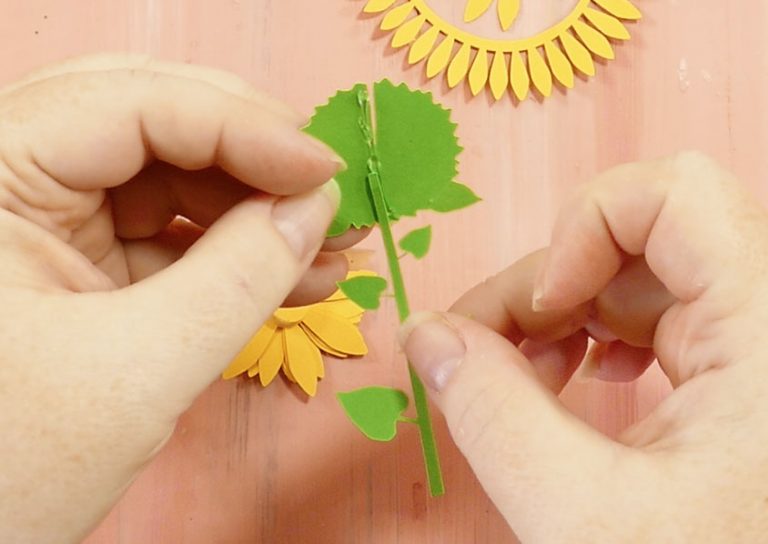 How to Make a Simple Rolled Paper Sunflower - Jennifer Maker