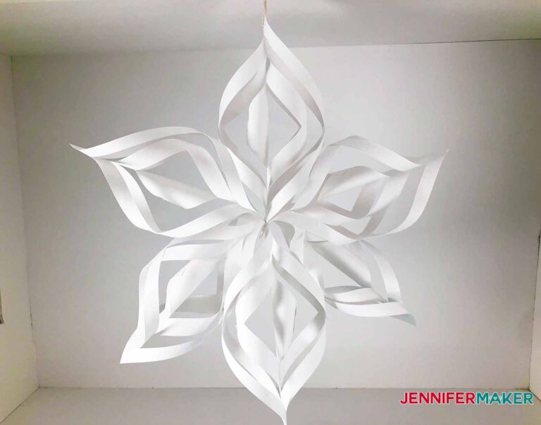 Giant Paper Snowflakes — Easy & Fast Holiday Decor! - Jennifer Maker