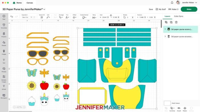Make a Paper Purse - Jennifer Maker