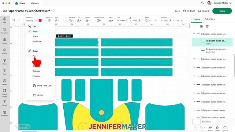 How to Make a Paper Purse with Realistic Accessories! - Jennifer Maker