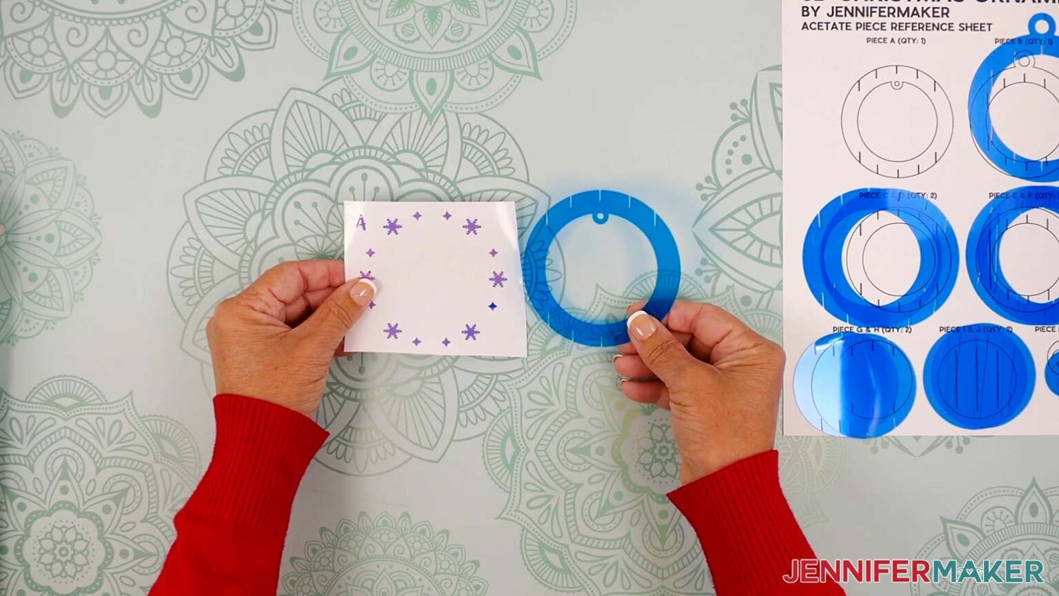Make a Fun & Easy 3D Christmas Ornament For Your Tree - Jennifer Maker