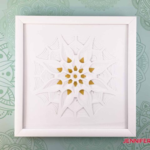 3D Layered Paper Art: The Pinwheel (Series 3 of 4) - Jennifer Maker