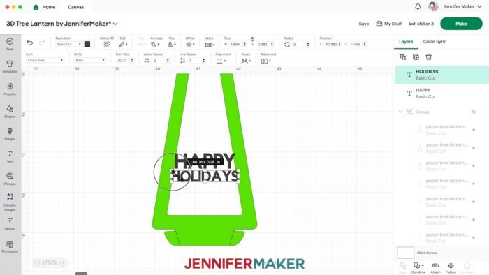 3D Paper Tree Lantern - Jennifer Maker
