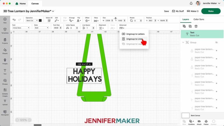 Craft a Custom 3D Paper Tree Lantern for Christmas! - Jennifer Maker
