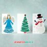 Christmas Side Edge Cards: Easy Cricut Holiday Card Designs! - Jennifer ...