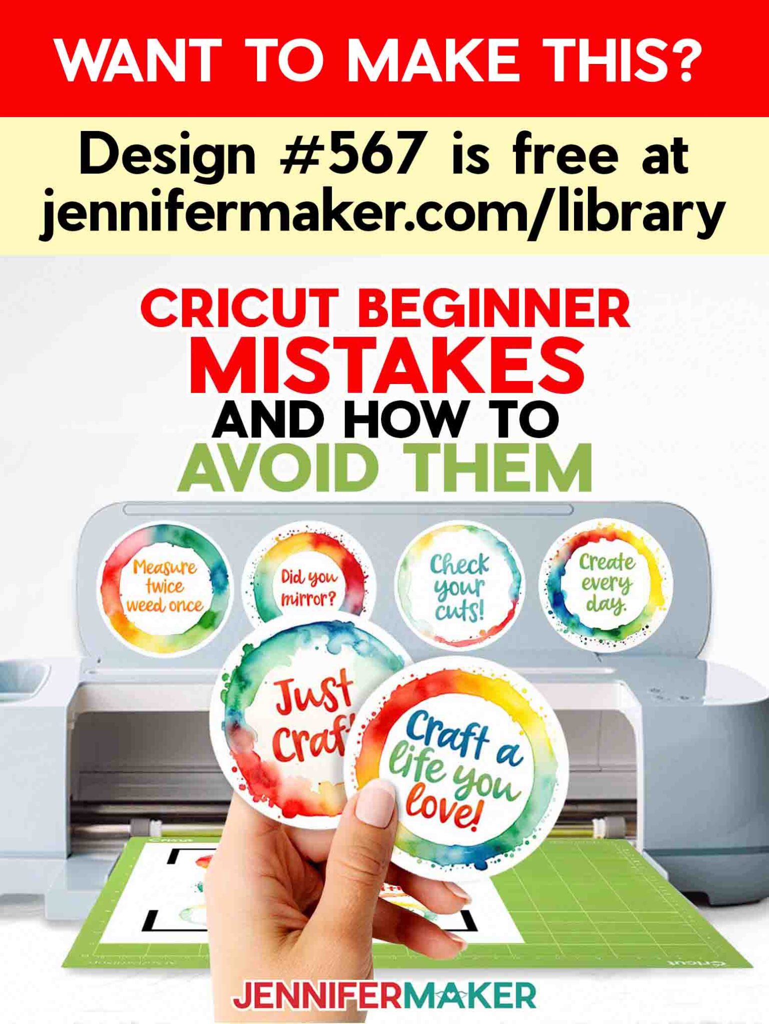 Cricut Beginner Mistakes And How To Avoid Them - Jennifer Maker