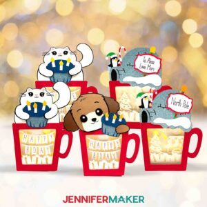 Light-Up Hot Chocolate Shadow Box: Holds a Cocoa Packet! - Jennifer Maker