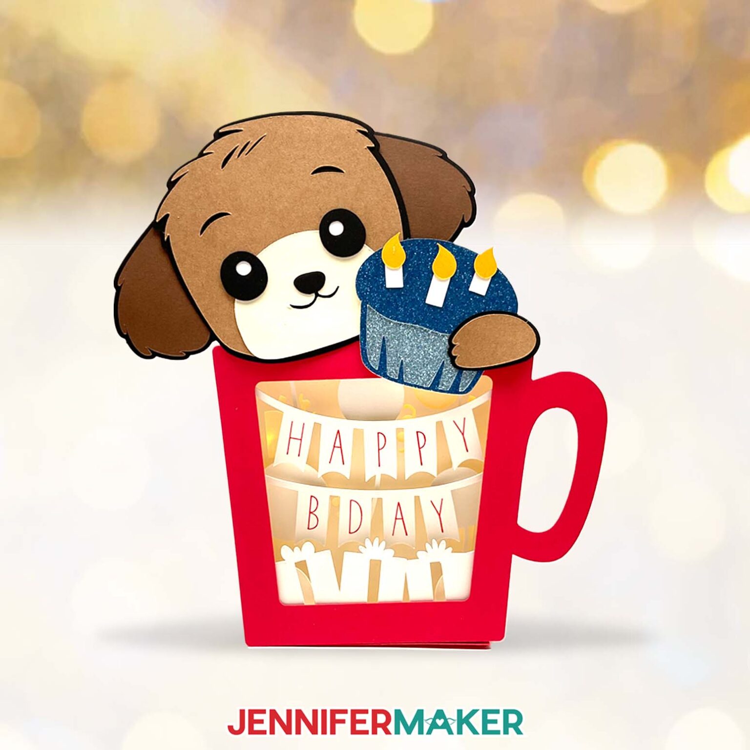 Light-Up Hot Chocolate Shadow Box: Holds a Cocoa Packet! - Jennifer Maker