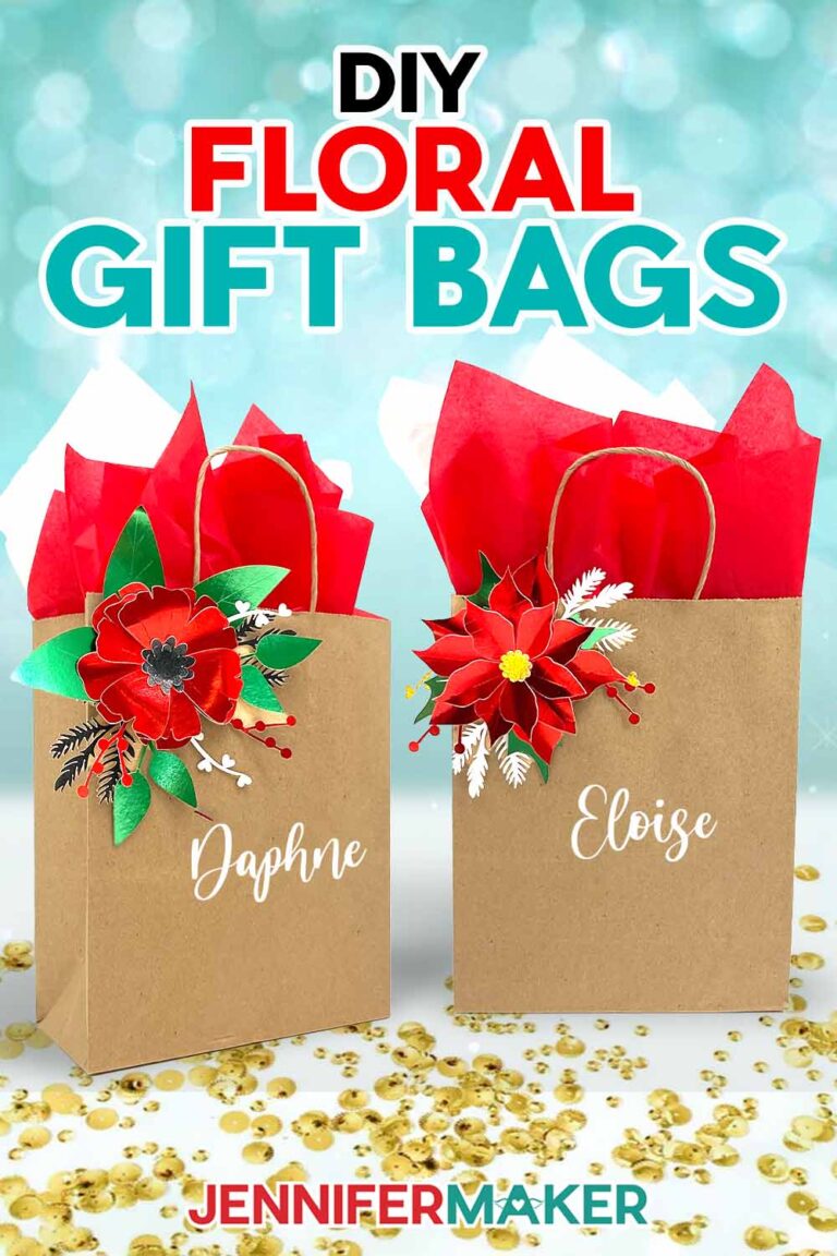 DIY Floral Gift Bags with EASY Paper Flower Embellishments! - Jennifer ...