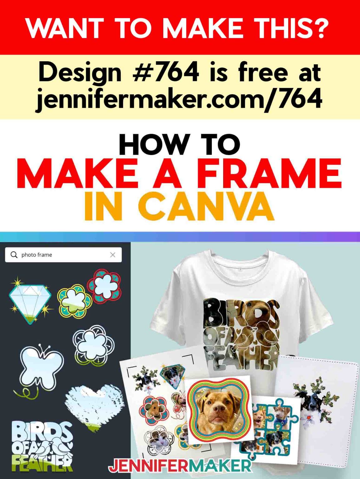 How To Make A Frame In Canva: Create & Use Your Own Frames - Jennifer Maker
