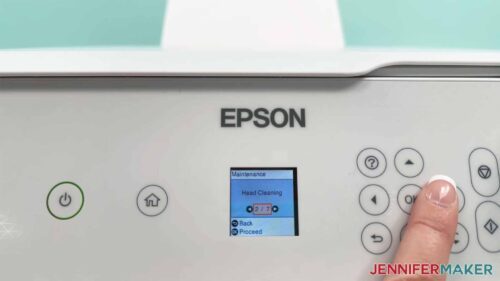 How To Unclog A Sublimation Printer - Jennifer Maker