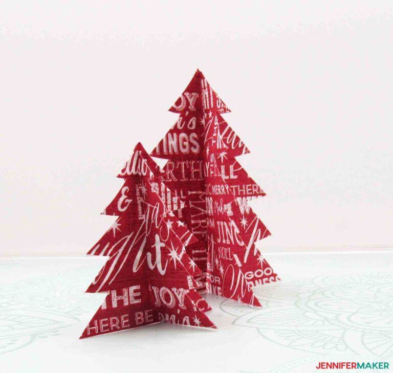 DIY Fabric Christmas Tree - Jennifer Maker