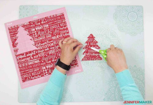 DIY Fabric Christmas Tree - Jennifer Maker