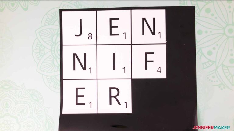 Scrabble Wall Art - Easy and Fun DIY Home Decor Project - Jennifer Maker