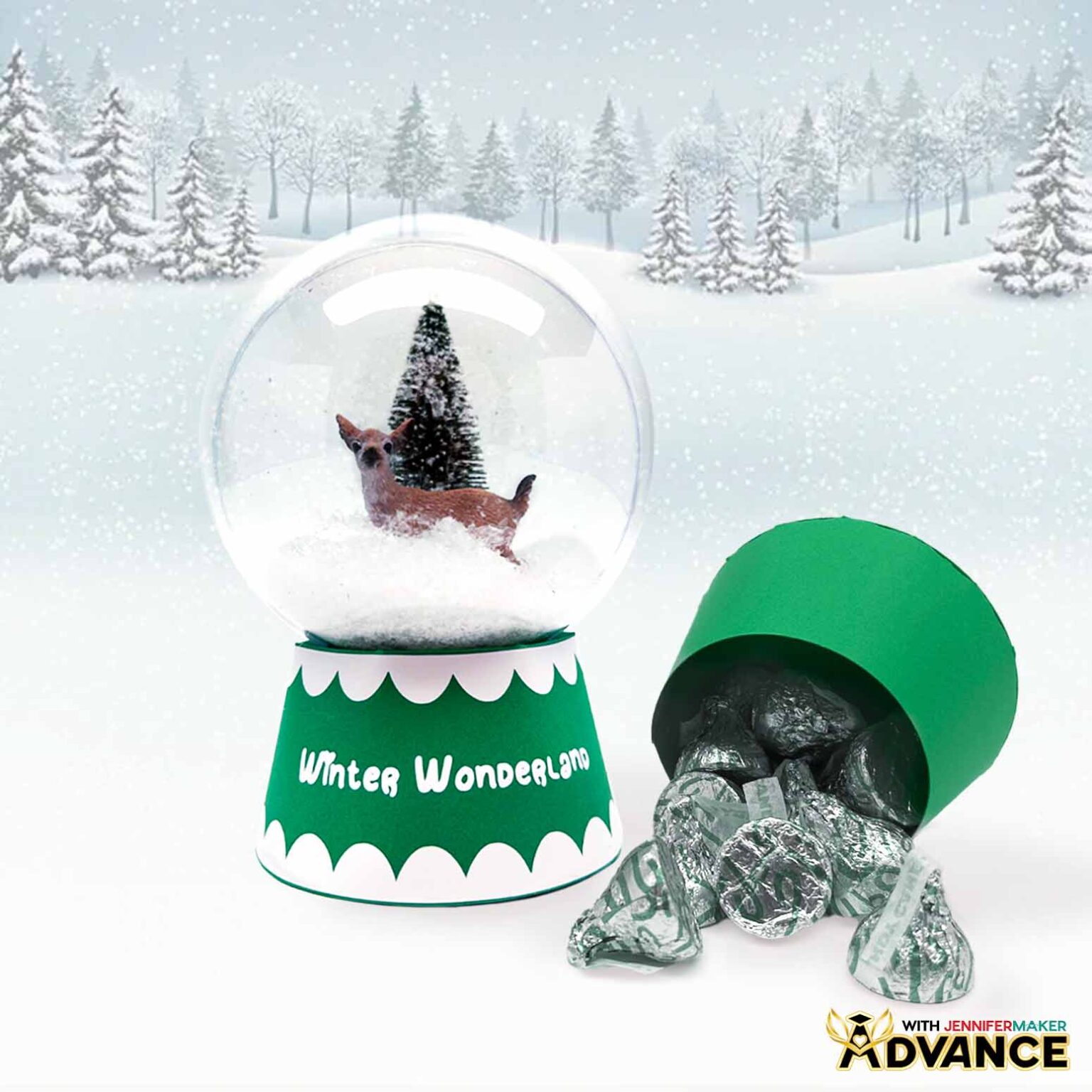Make a Snow Globe Gift Box for a Holiday Surprise! - Jennifer Maker