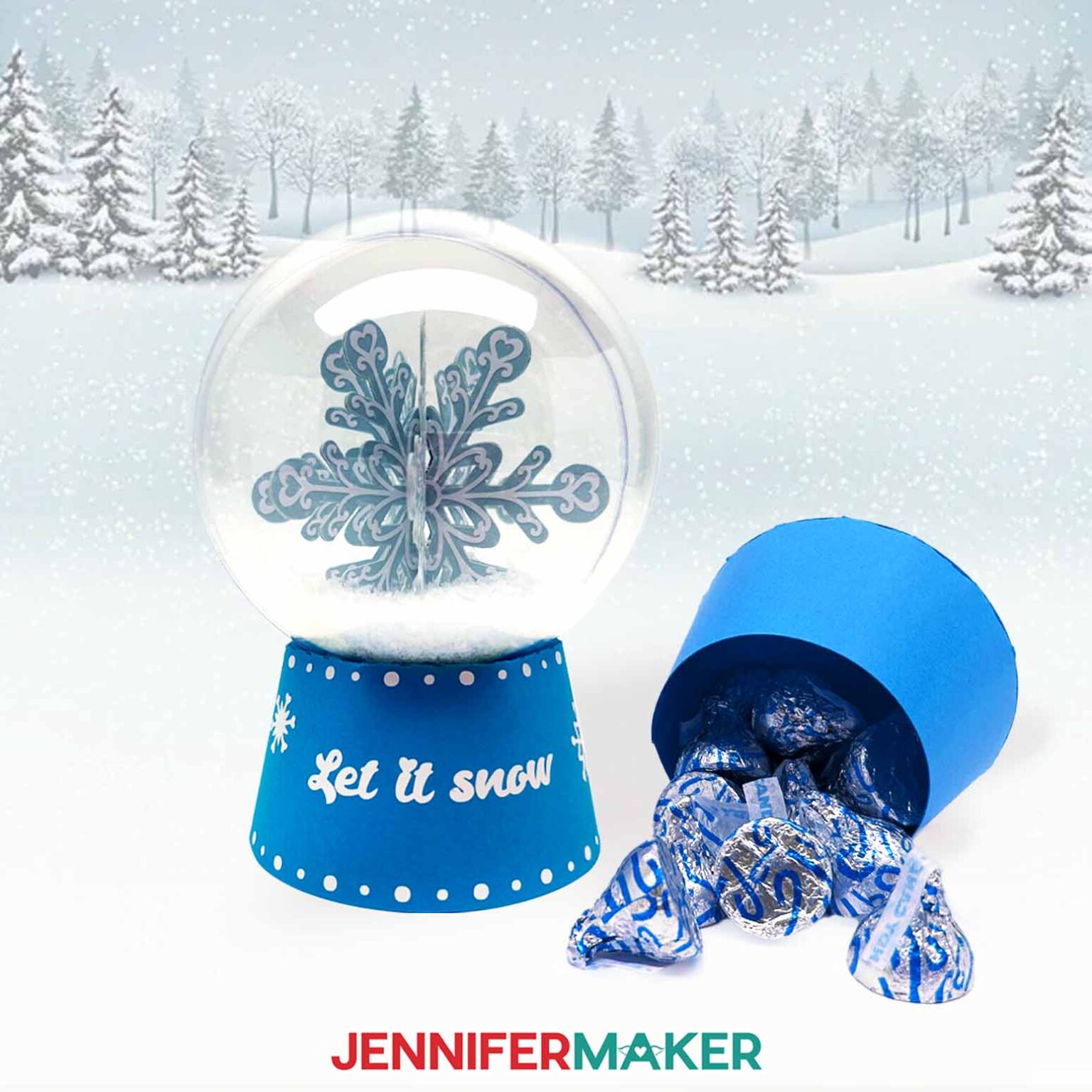 Make a Snow Globe Gift Box for a Holiday Surprise! - Jennifer Maker