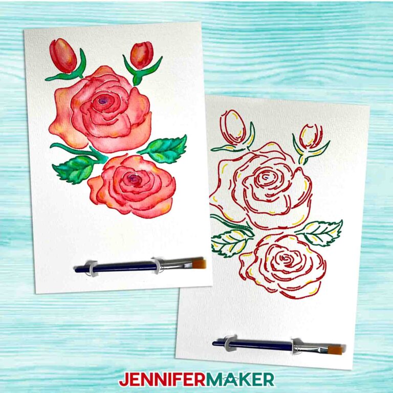 DIY Watercolor Valentines For Easy Valentine's Day Cards - Jennifer Maker