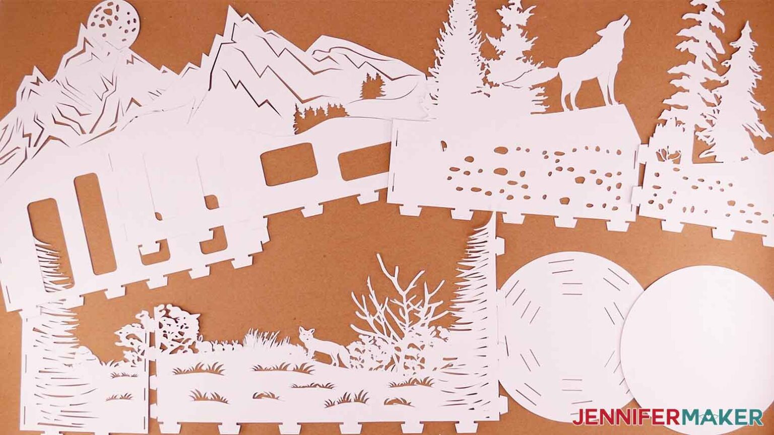 Paper Cut Lamp - Free Design and Tips! - Jennifer Maker