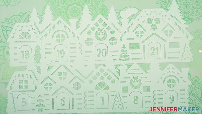DIY Advent Calendar Village: Crafty Christmas Countdown - Jennifer Maker
