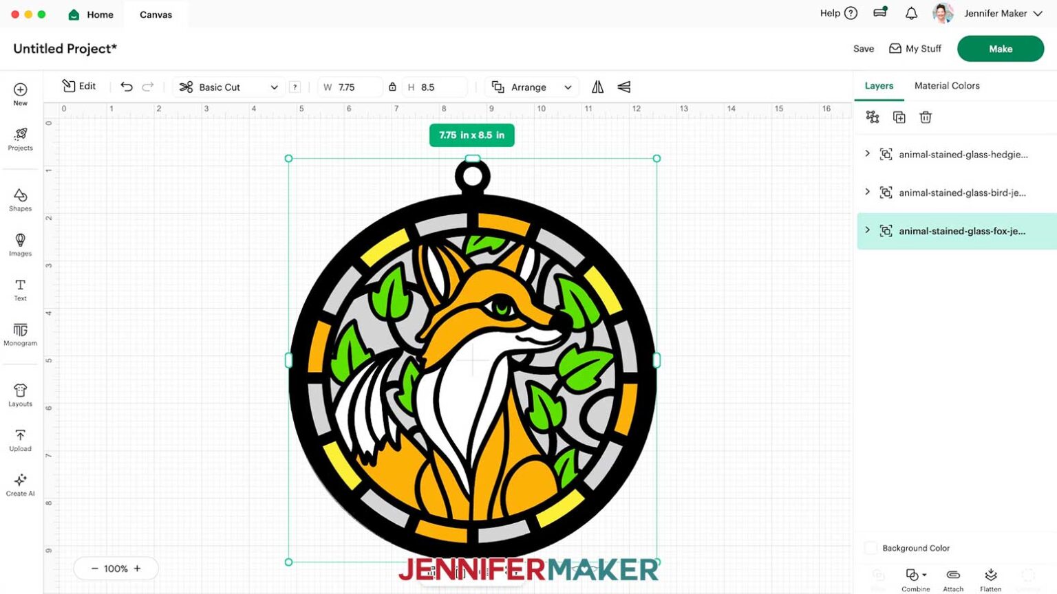 Alcohol Ink Paper Stained Glass Window … No Soldering! - Jennifer Maker