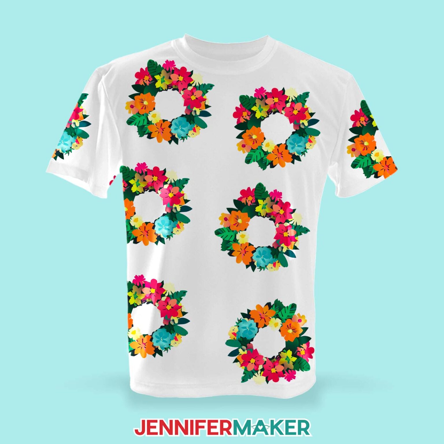 How To DIY An All Over Sublimation Shirt - Even Seams! - Jennifer Maker