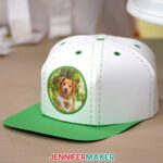 How To Make A 3D Baseball Cap Gift Box: Free Hat SVG - Jennifer Maker