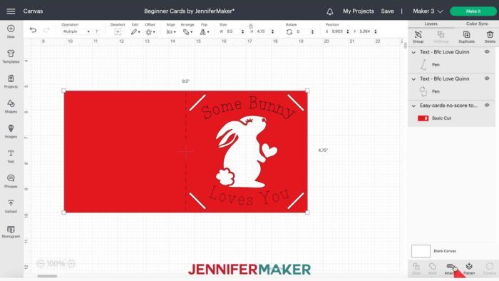 Cricut Cards for Beginners + How to Design Your Own Card! - Jennifer Maker