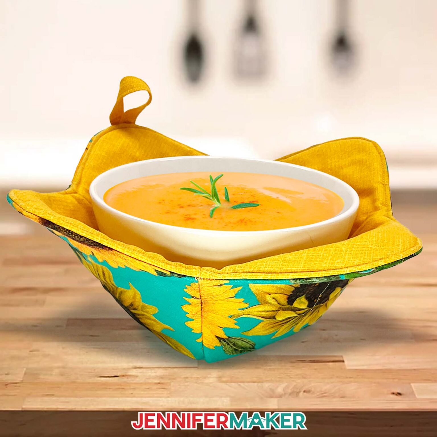 How To Make A DIY Bowl Cozy: Pattern And Tutorial - Jennifer Maker
