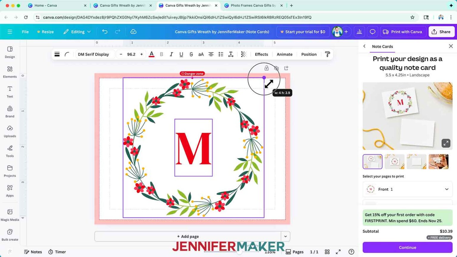 Canva Gifts - Jennifer Maker