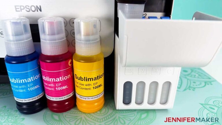 How to Convert an Epson Printer for Sublimation - Jennifer Maker
