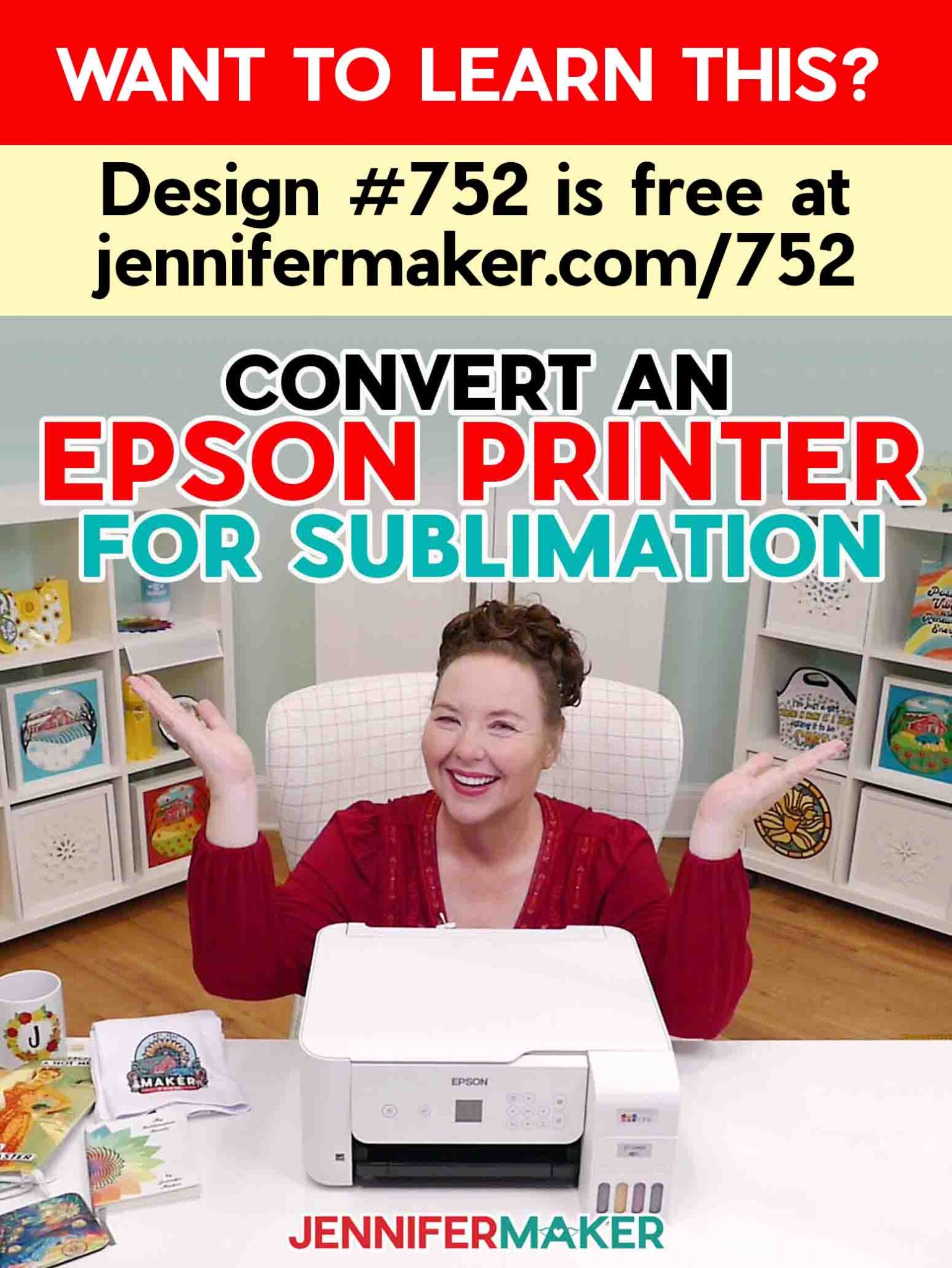 How to Convert an Epson Printer for Sublimation - Jennifer Maker