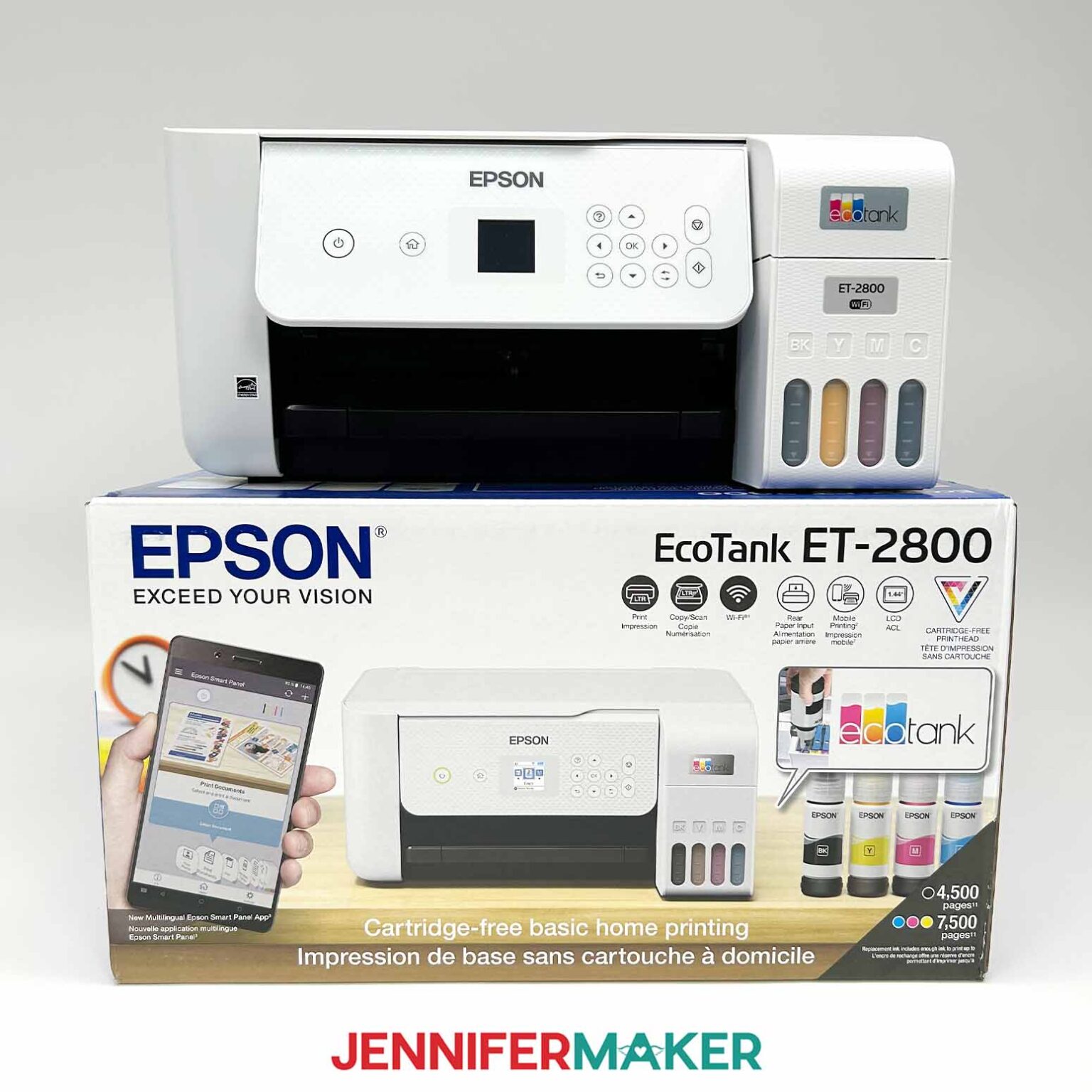 How to Convert an Epson Printer for Sublimation - Jennifer Maker
