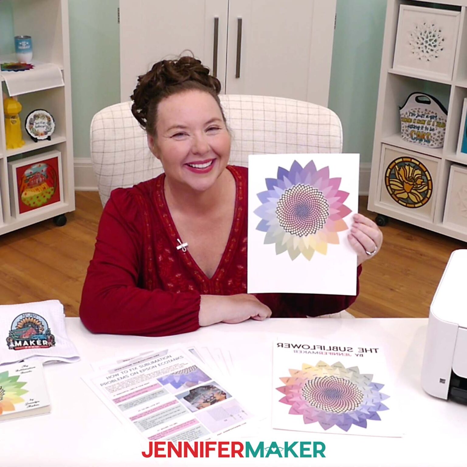 How to Convert an Epson Printer for Sublimation - Jennifer Maker