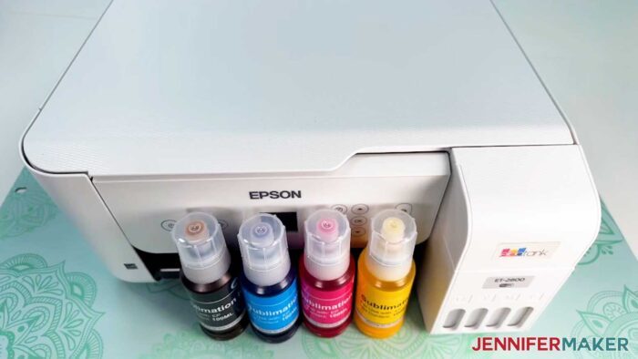 How to Convert an Epson Printer for Sublimation - Jennifer Maker