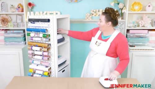 Craft Vinyl Storage Tower – DIY Vertical Organizer for Vinyl Rolls ...
