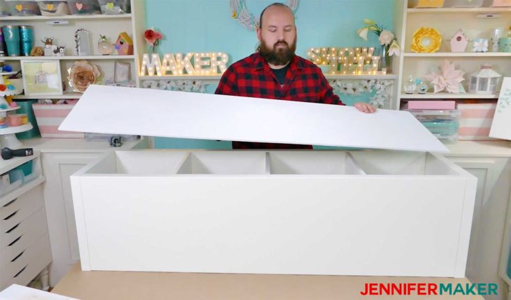 Craft Vinyl Storage Tower – DIY Vertical Organizer for Vinyl Rolls ...