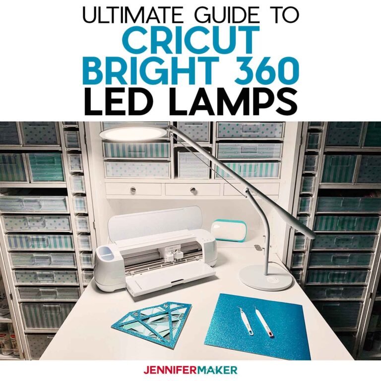 Cricut Bright 360 LED Lamp: Everything You Need to Know! - Jennifer Maker