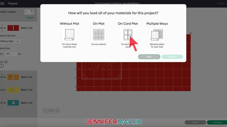 Cricut Insert Cards: 2 x 2 Mat Designs and Tips - Jennifer Maker