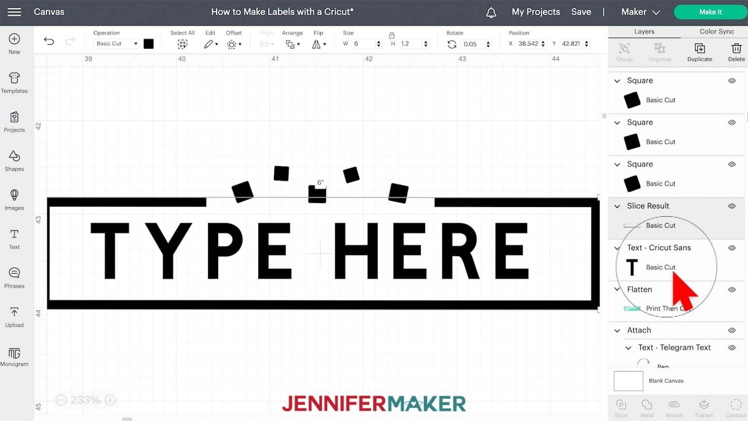 How to Make Cricut Labels Six Different Ways - Jennifer Maker