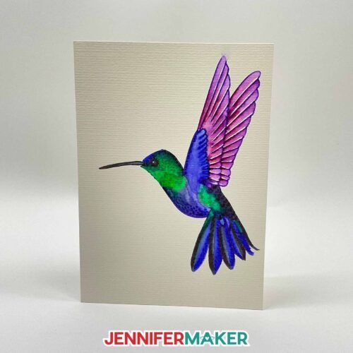 DIY Watercolor Cards With Cricut - 9 Free Designs! - Jennifer Maker