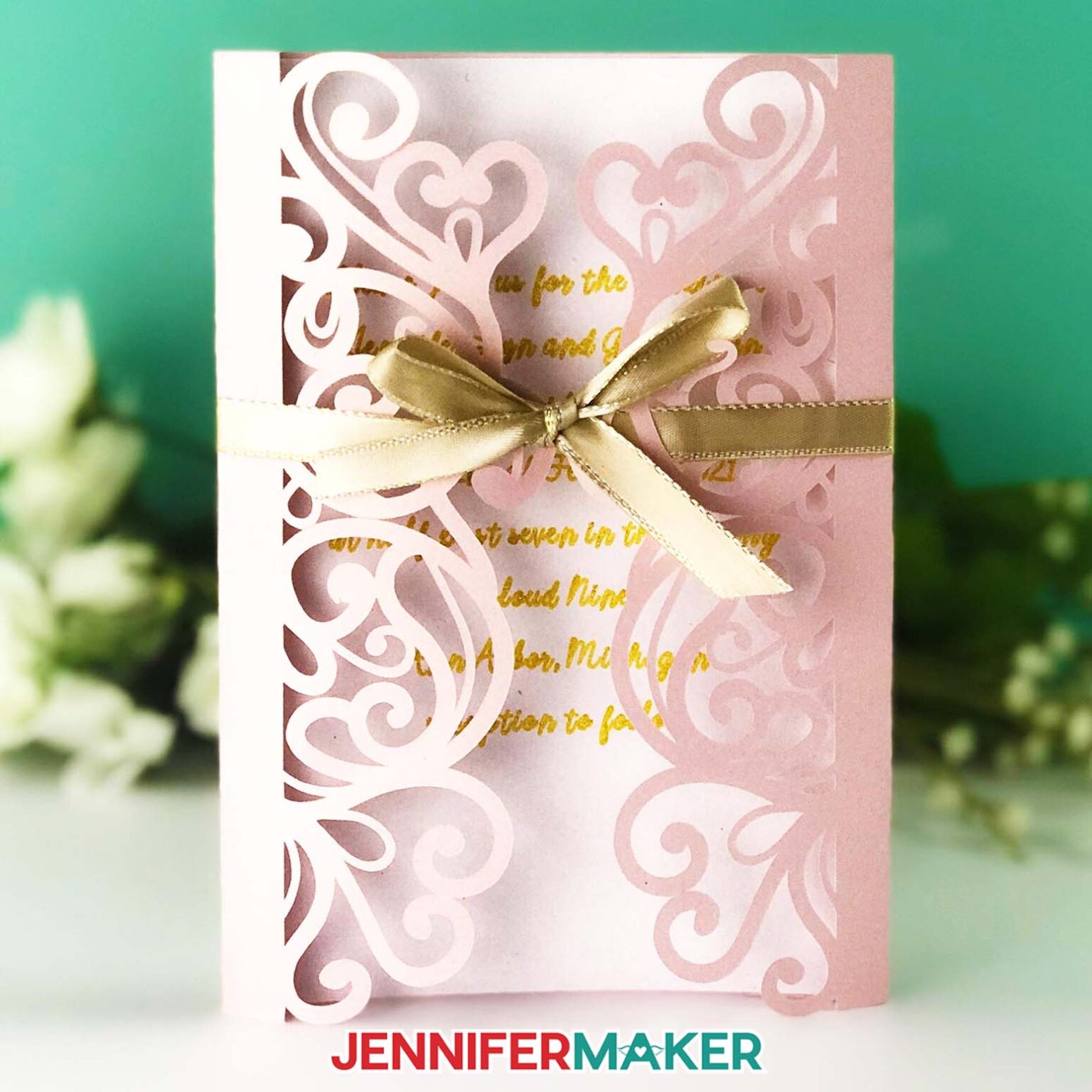 20+ Cricut Wedding Card Ideas for Invitations & Gifts - Jennifer Maker