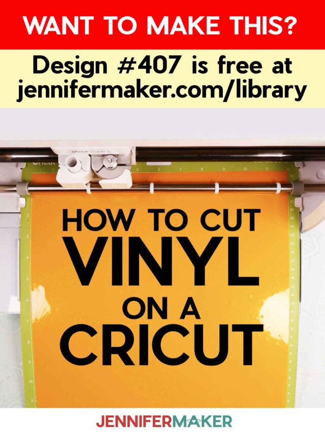 How to Cut Vinyl on Cricut: Beginner-Friendly Projects! - Jennifer Maker