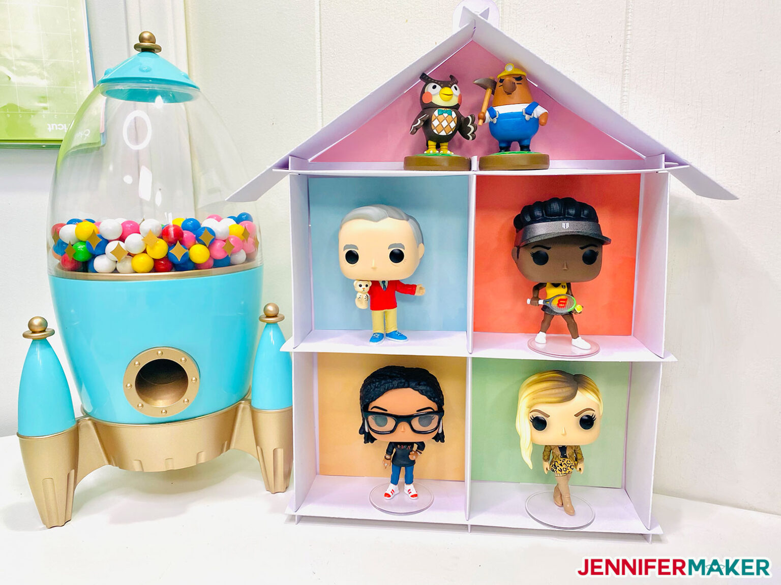 DIY Display Case: A Cricut Cutie Keepsake House! - Jennifer Maker