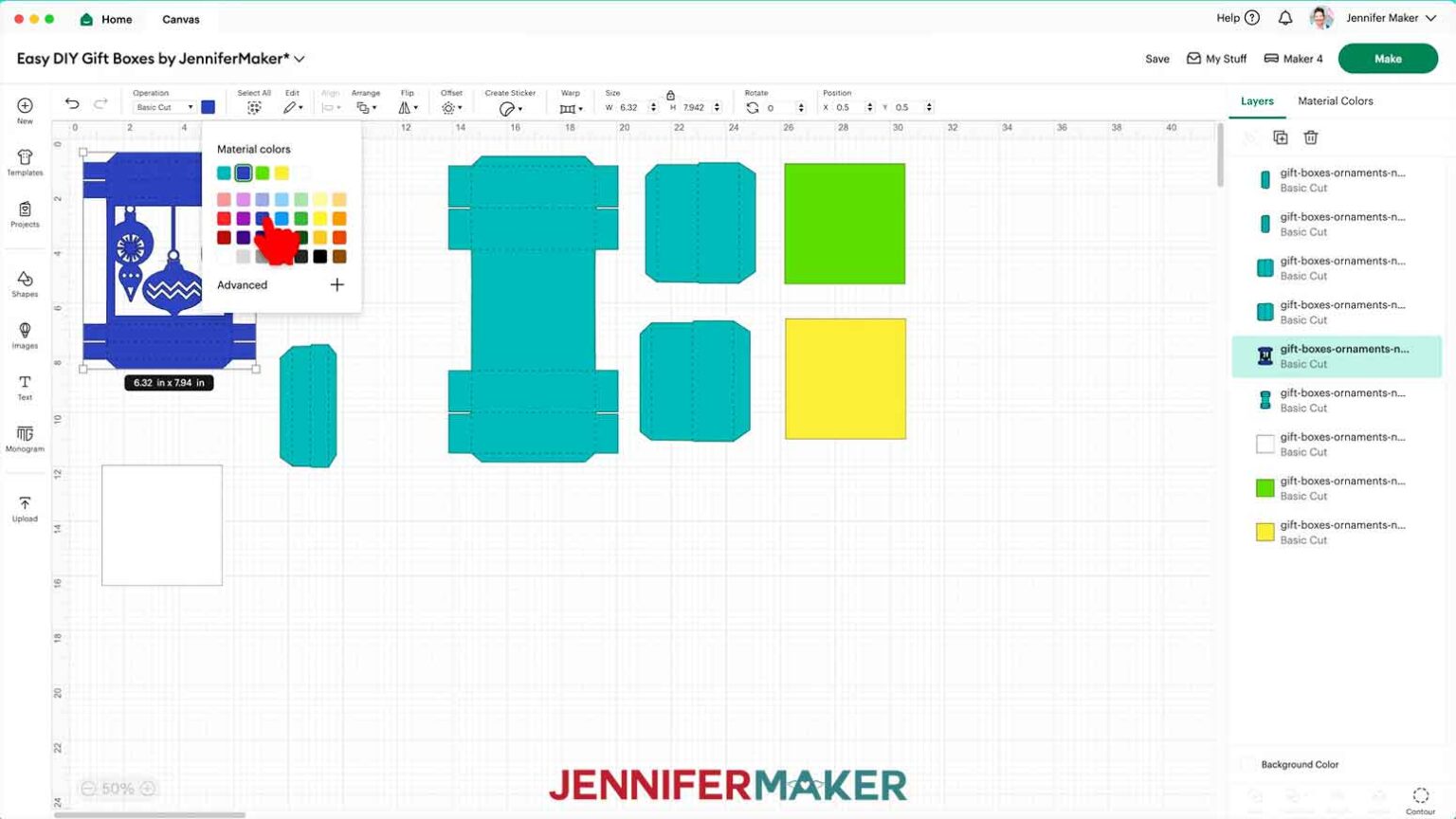 Easy DIY Gift Boxes - Jennifer Maker
