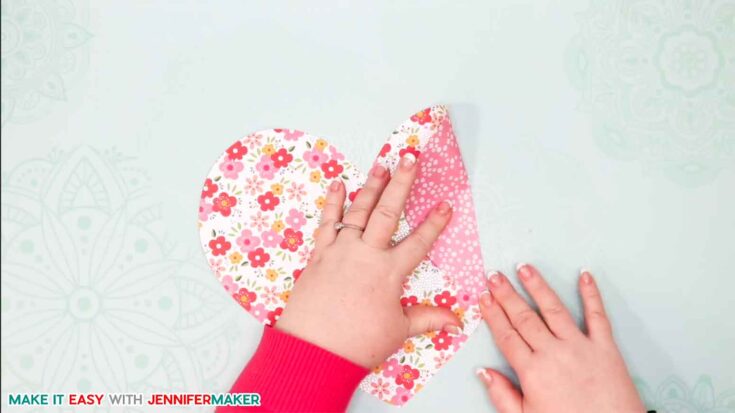 Easy Paper Heart Envelope Filled with Love! - Jennifer Maker